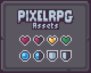 Animated HUD Health Bars - Pixel RPG by Snoblin