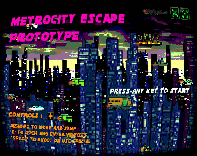 Metrocity Escape Prototype by UStateMachines