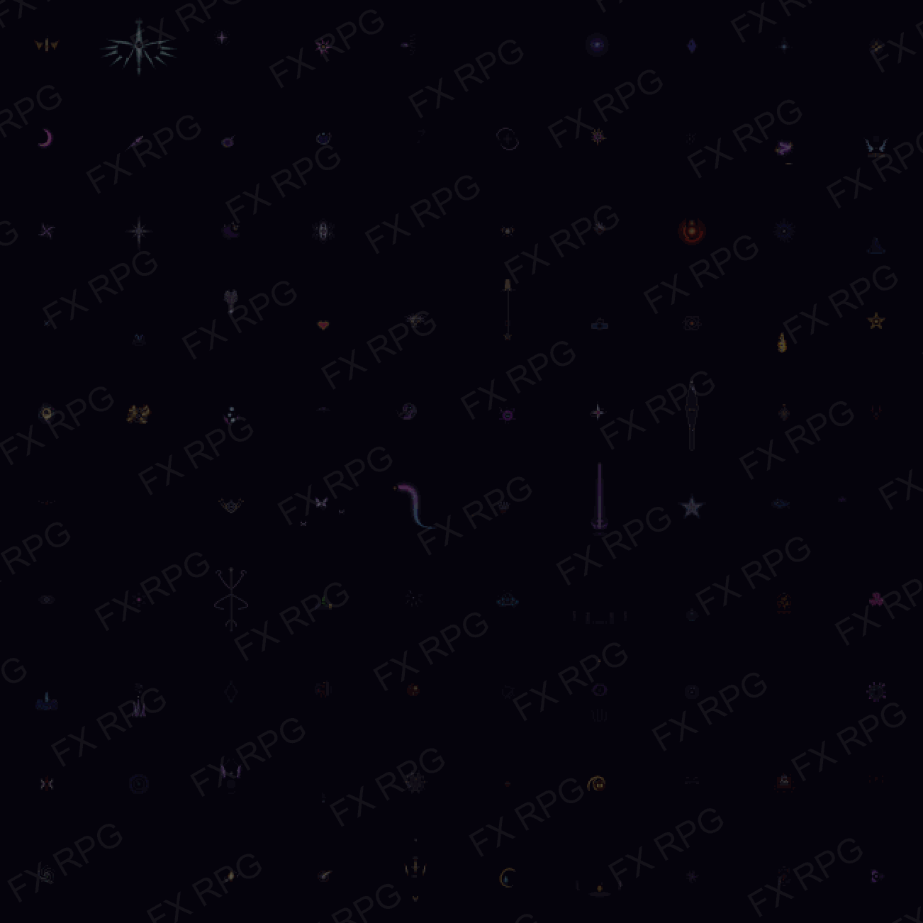 Fx Effects Pixel Art #0 - 64x64 | 32x32 by FX Express