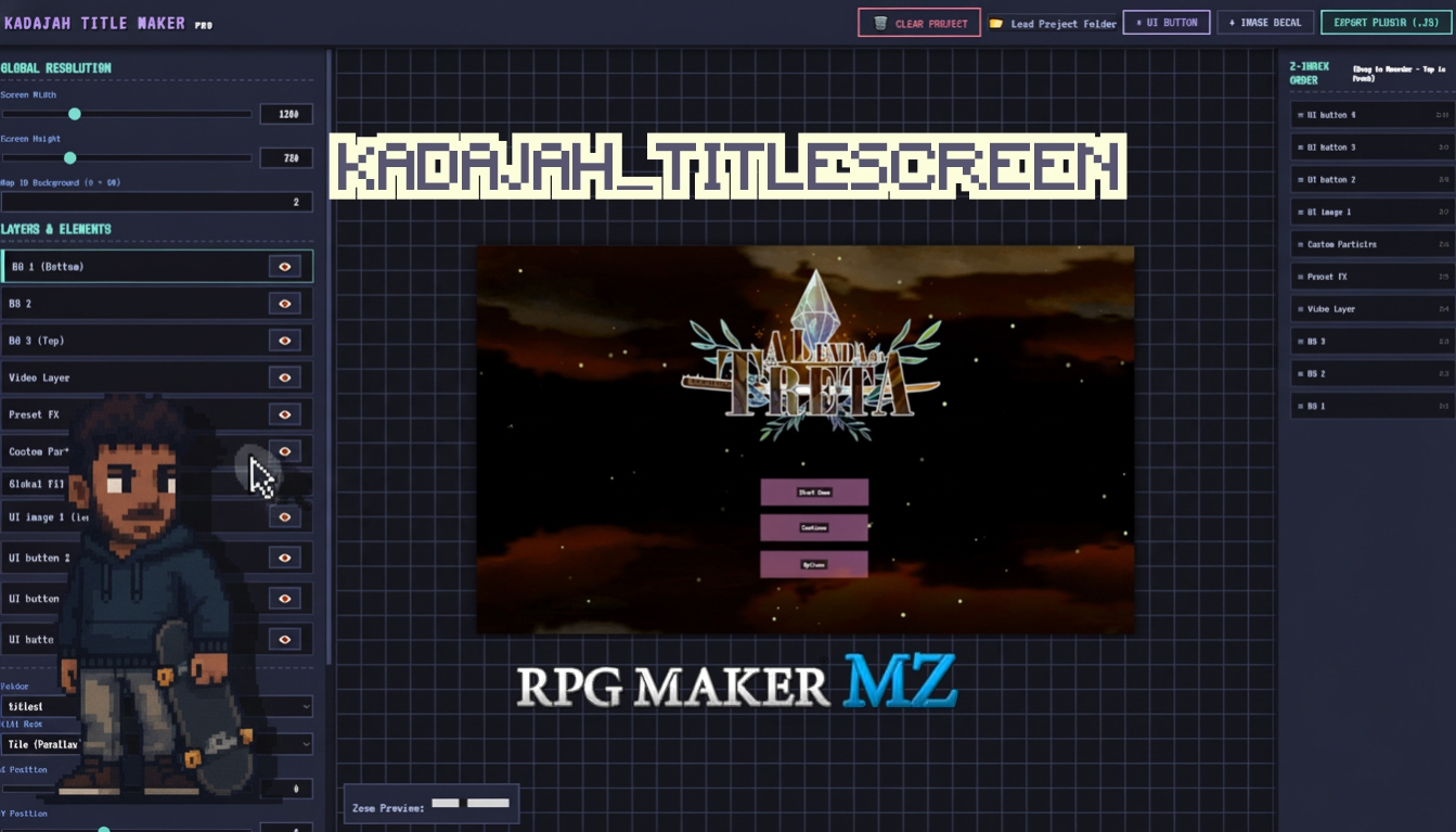 Devlog: Kadajah Title Screen Maker V2 - The Next Generation - Kadajah's ...