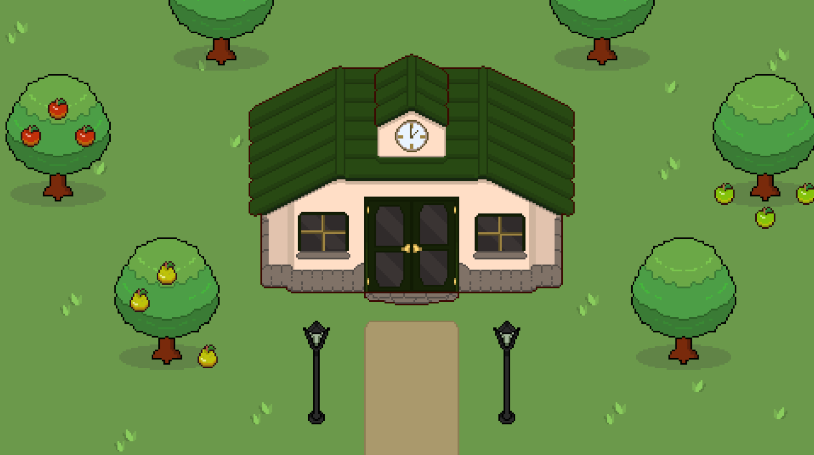 Update #7: Supermarket, Town Hall & Clothing Shop! - Pixel World – Cozy ...