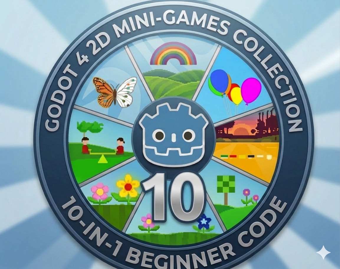 Update v1.21: Vol.1 (10-in-1) Collection Complete - Godot 4 Beginner ...