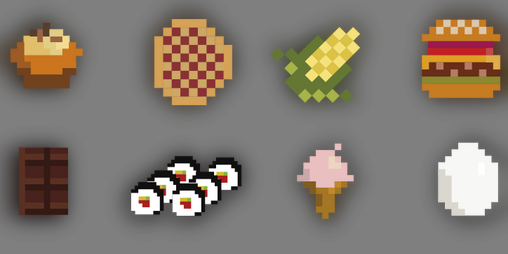 8 BITS FOOD by Monti95