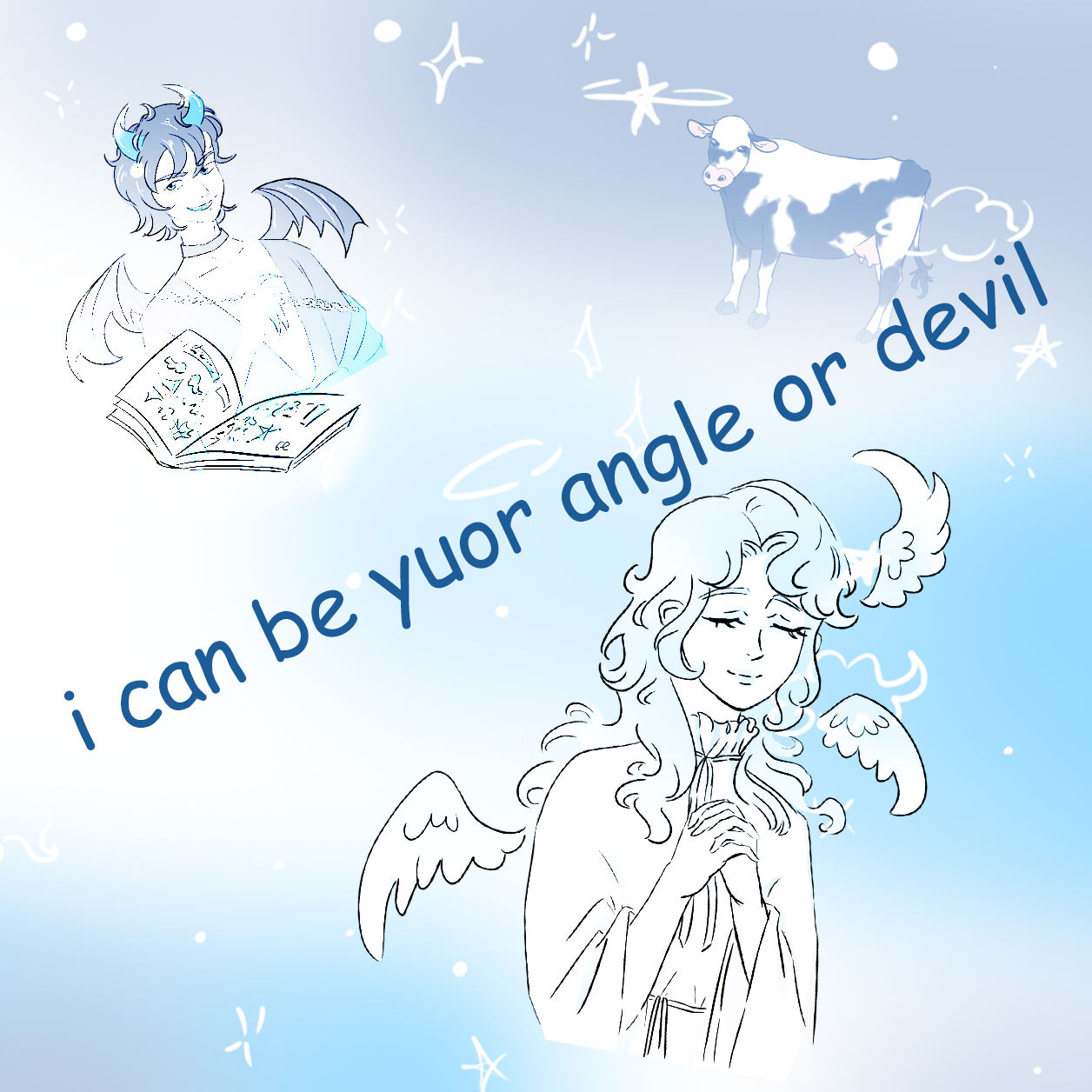 i can be yuor angle or devil by kalkao