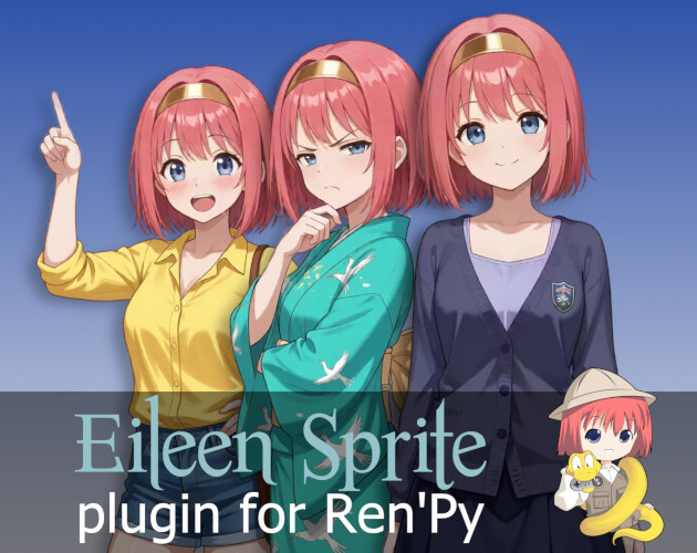 Eileen Character Sprite for Ren'Py by Moonpearl