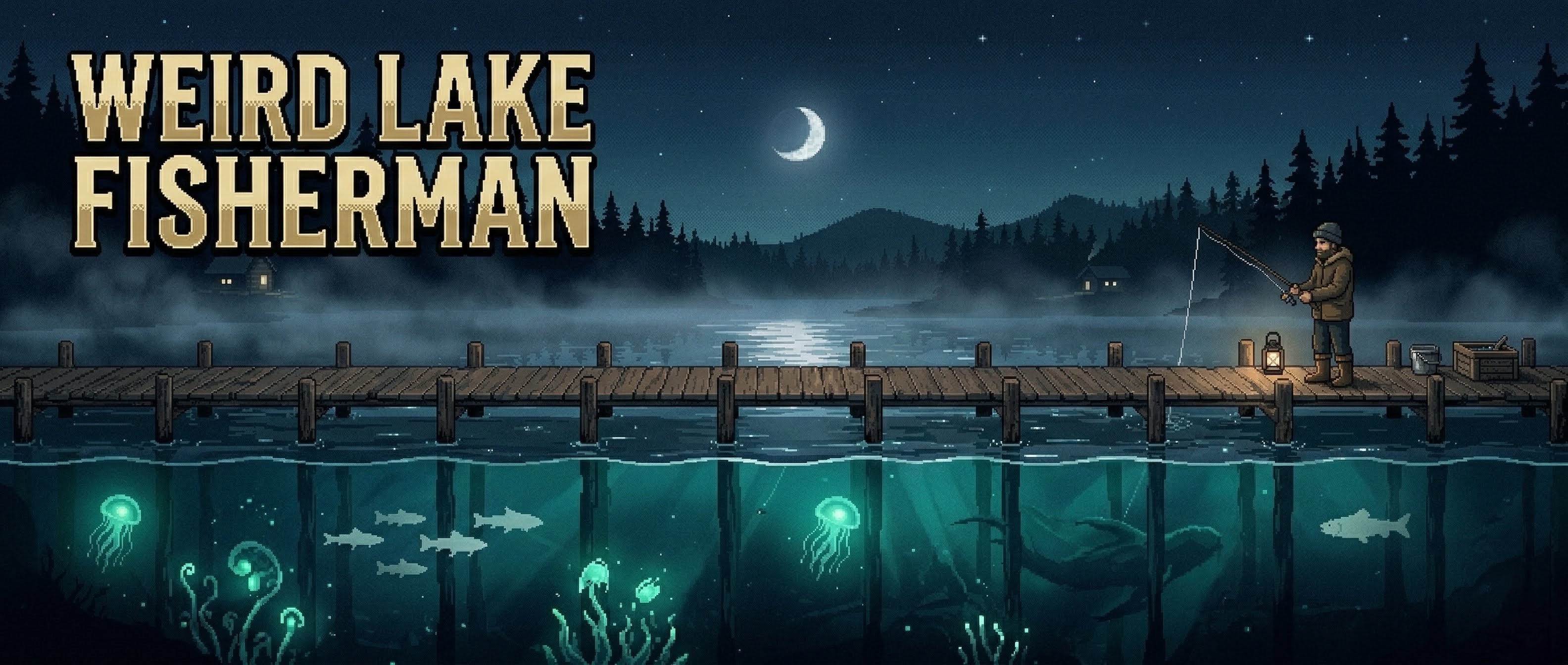 Weird Lake Fisherman by Zeoce