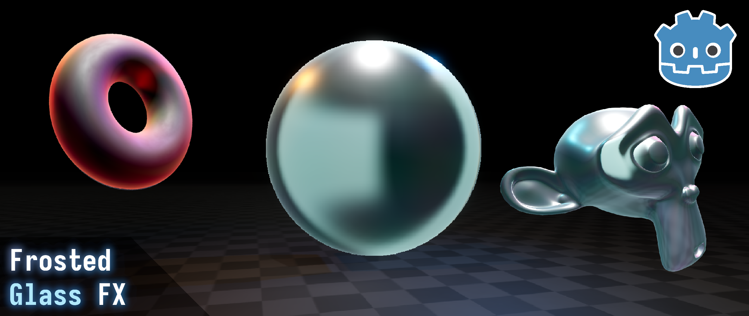 Frosted Glass - Godot 3D Shader by Binbun