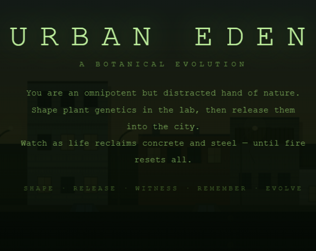Urban Eden by Cederic for Just Vibe It! Jam - itch.io