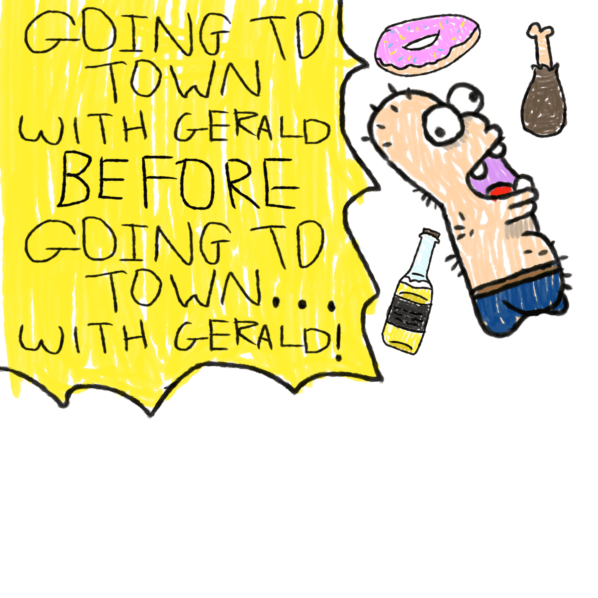 Going to town with Gerald before going to town… with Gerald! by Ybloke ...