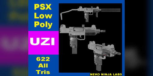Comments - PSX Low Poly UZI - Game Ready by Neko Ninja Labs