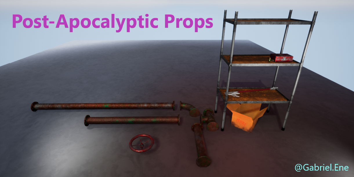 Post-apocalyptic Props by GabrielEne