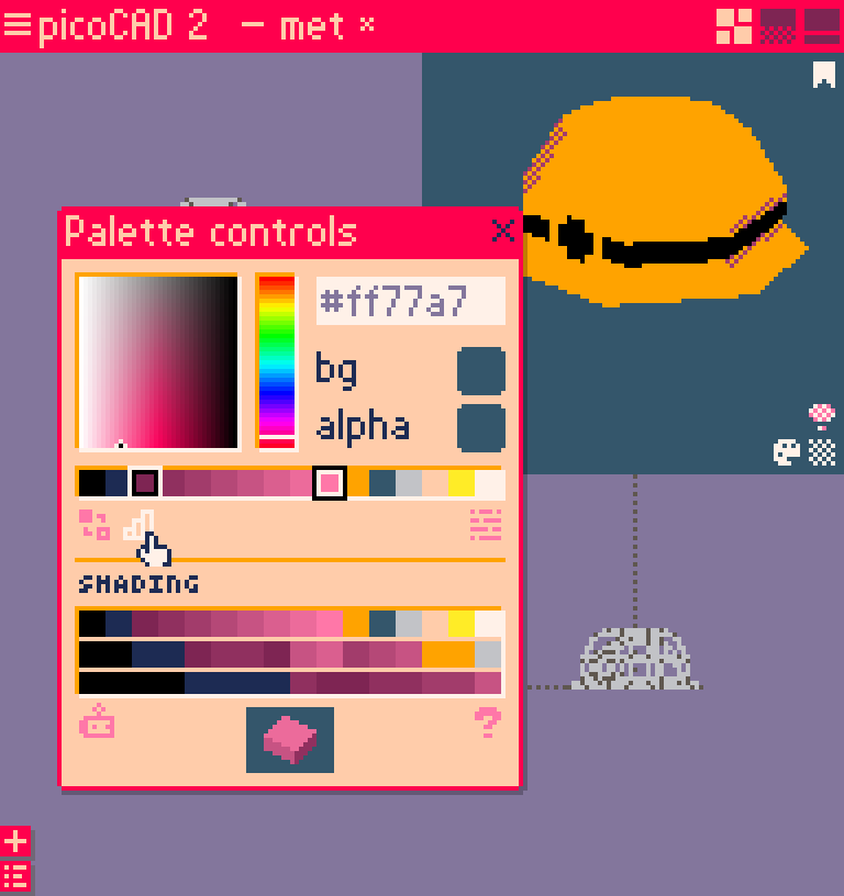 Palette Tools Update (2.1.0) - picoCAD 2 by Johan Peitz