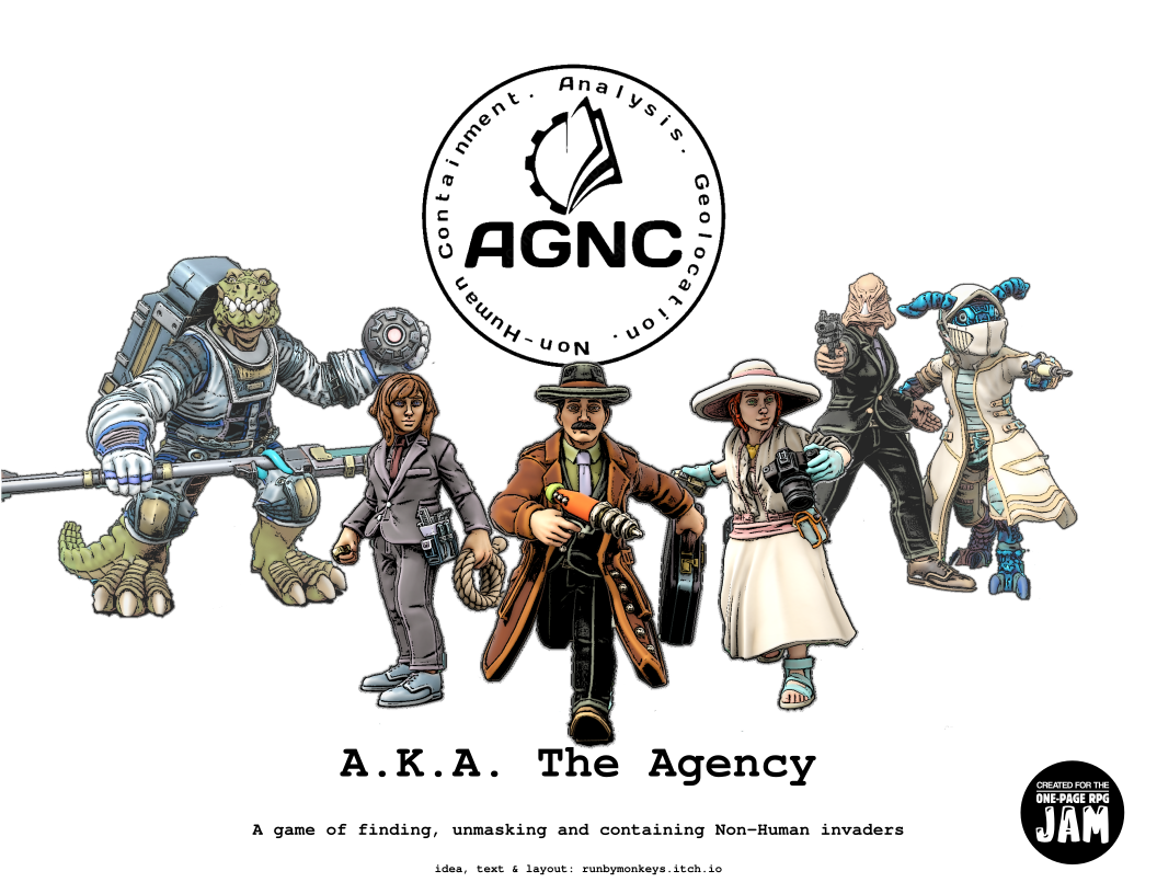 Dossier 1 - Berlin 1974 - The Wall is out - AKA The Agency - 1 page RPG ...