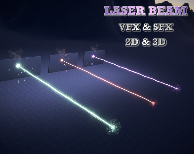 Laser Beam VFX For Unity by FlexUnit