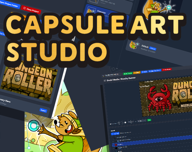Update: Overlay feature + Steam Demo support - Capsule Art Studio by Pixlas