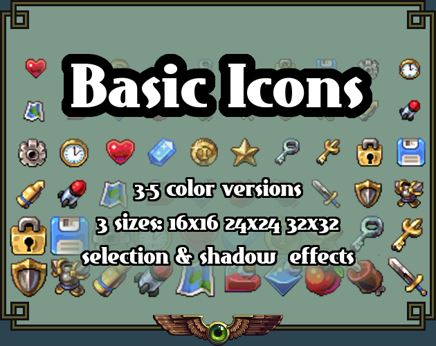 Pixel Fantasy RPG Icons Basic by Thomas Feichtmeir "Cyangmou"