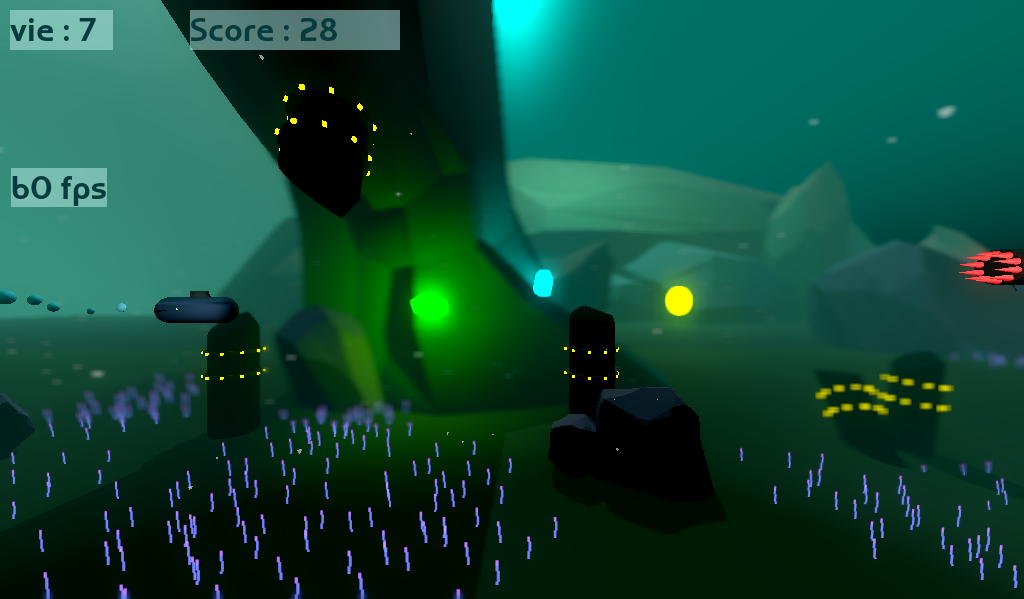 Submarine shooter (GameJam Godot) by Zicman
