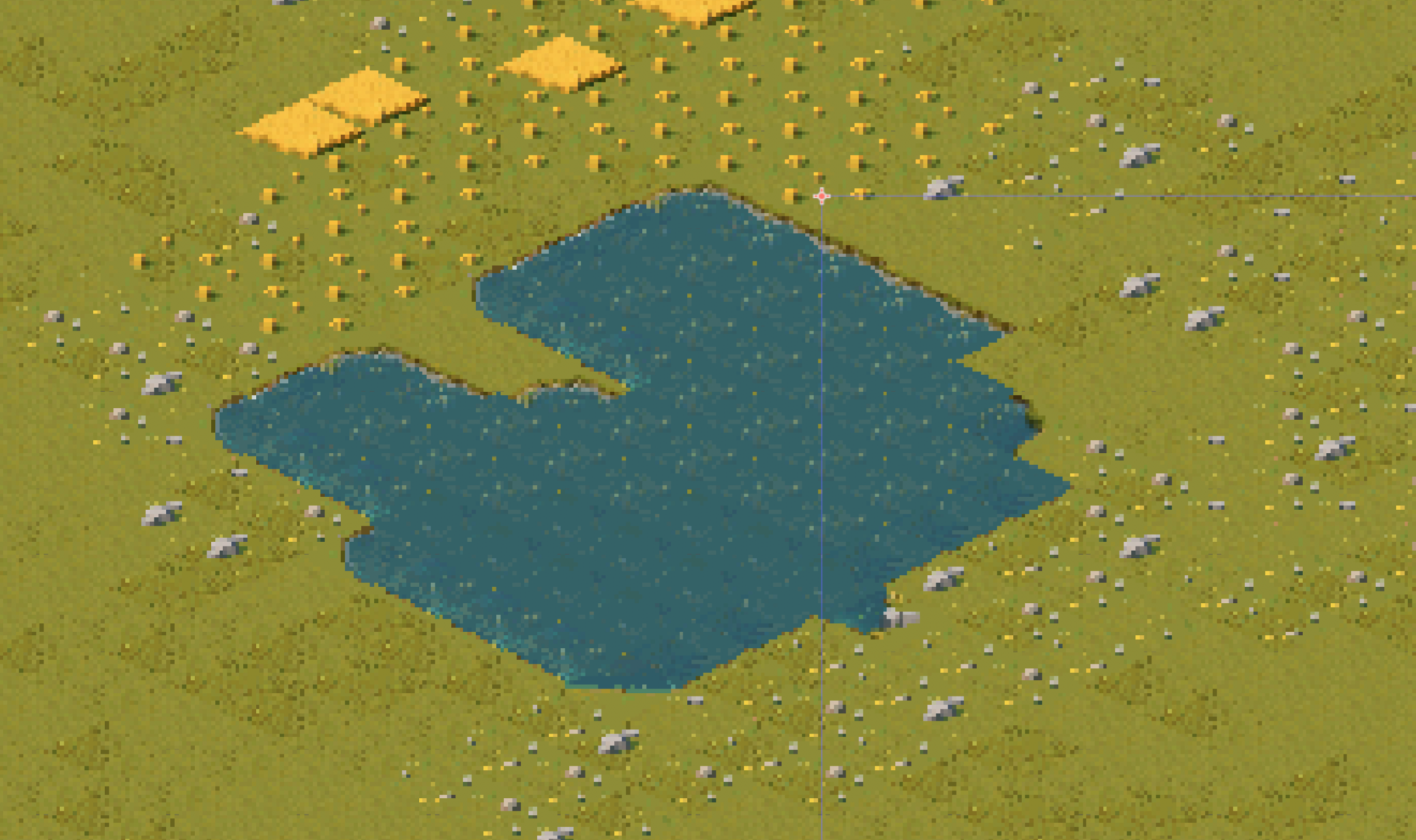 Isometric simple retro tileset 32x16 + godot scene!. by RODWAN