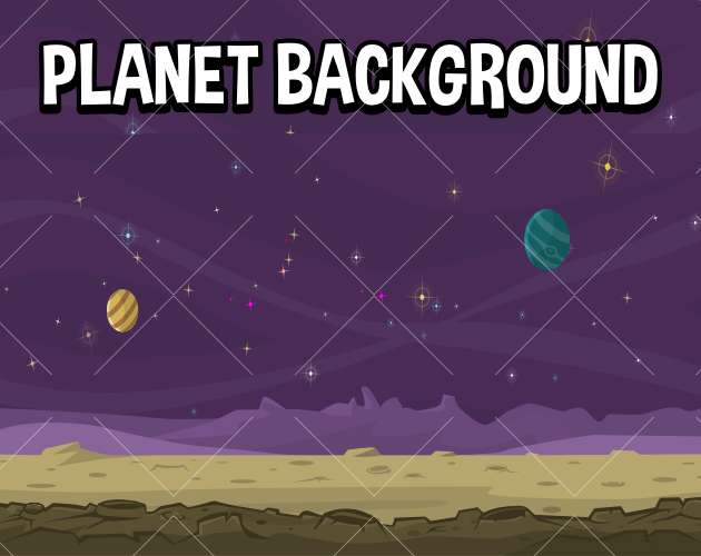 Planet background by Robert Brooks - gamedeveloperstudio.com