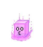 cube slime sprite animation by kentang