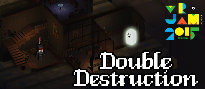 Double Destruction by Triangular Pixels