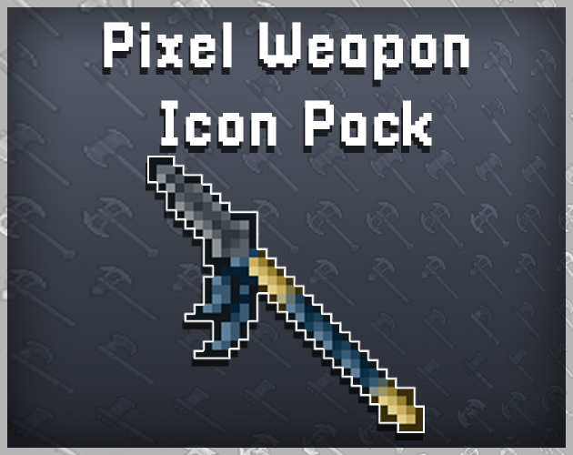 Pixel Weapon Icon Pack by infectedfury