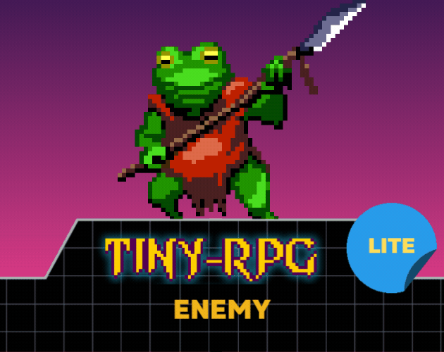 Tiny RPG – Frog Enemy by ansimuz