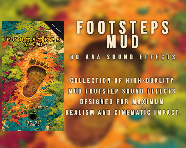 FOOTSTEPS MUD Sfx pack by Dark Fantasy Studio