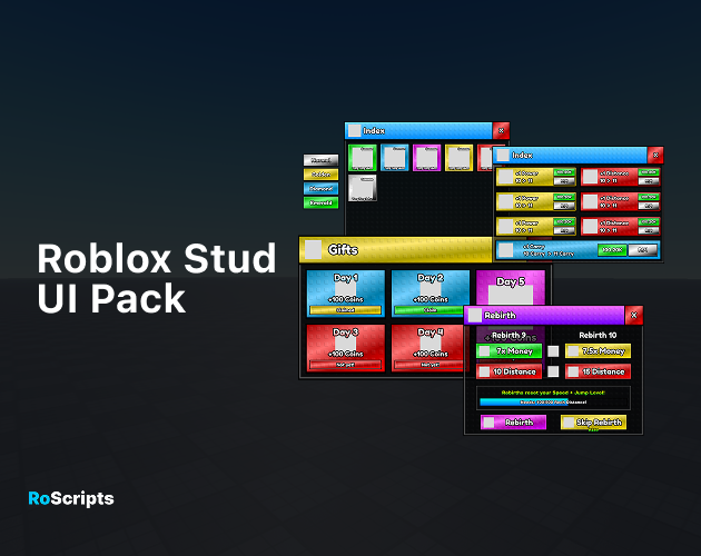 Roblox Stud UI Pack by HopsDev