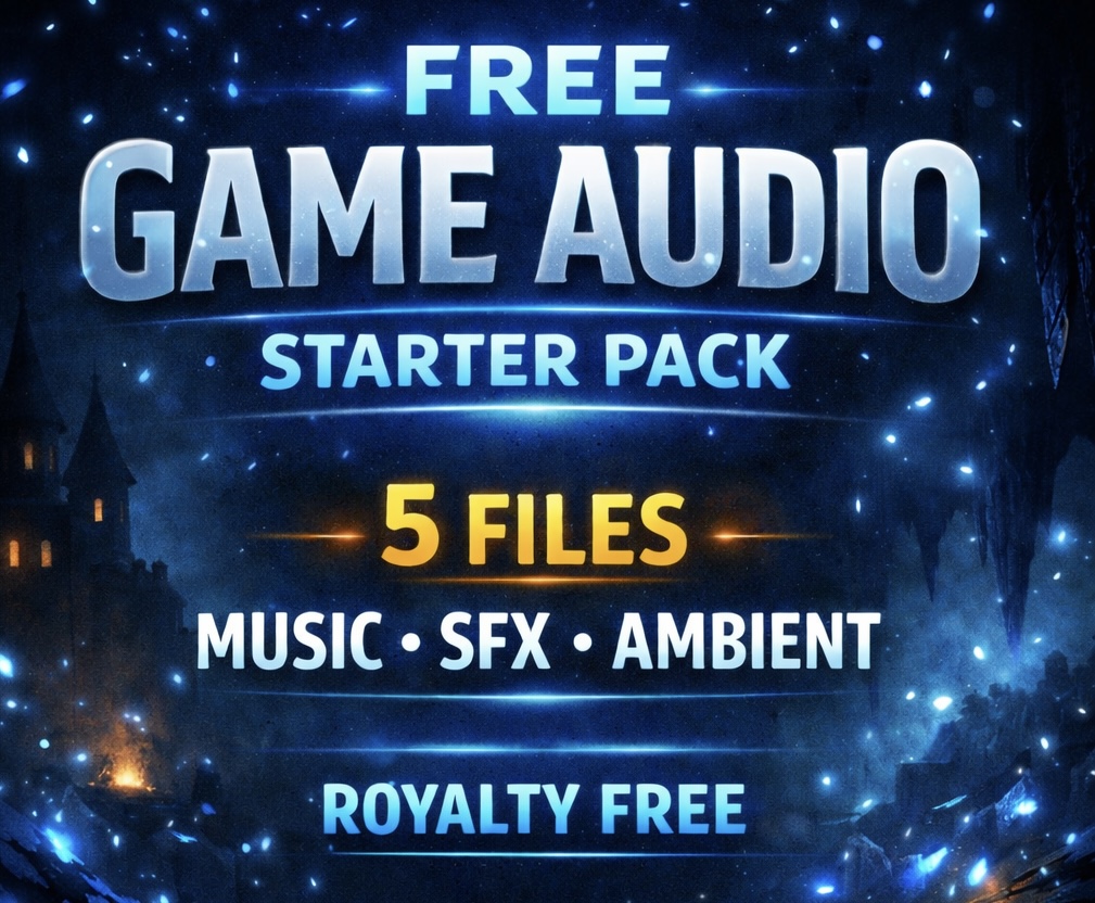 FREE Game Audio Starter Pack – Music & SFX for Games by PixelLoops Studio