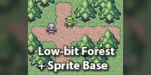 Free Pixel Art Forest & Sprite Base by Rory Mitchell