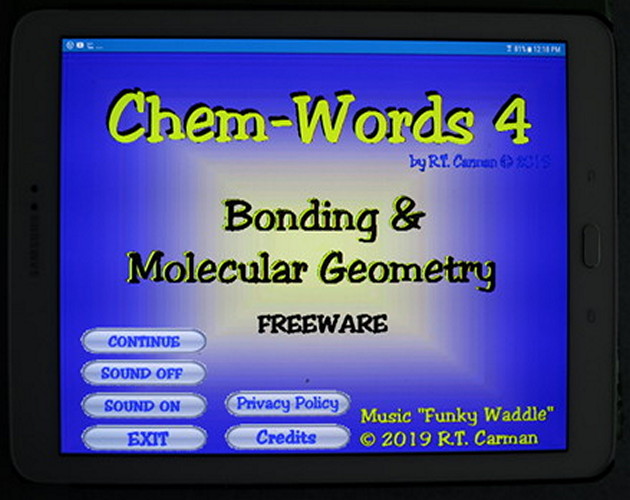 Chem-Words 4: Bonding & Molecular Geometry by rtcgames