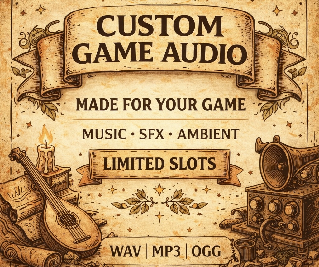 New Service – Custom Game Music For Your Game - Custom Game Music ...