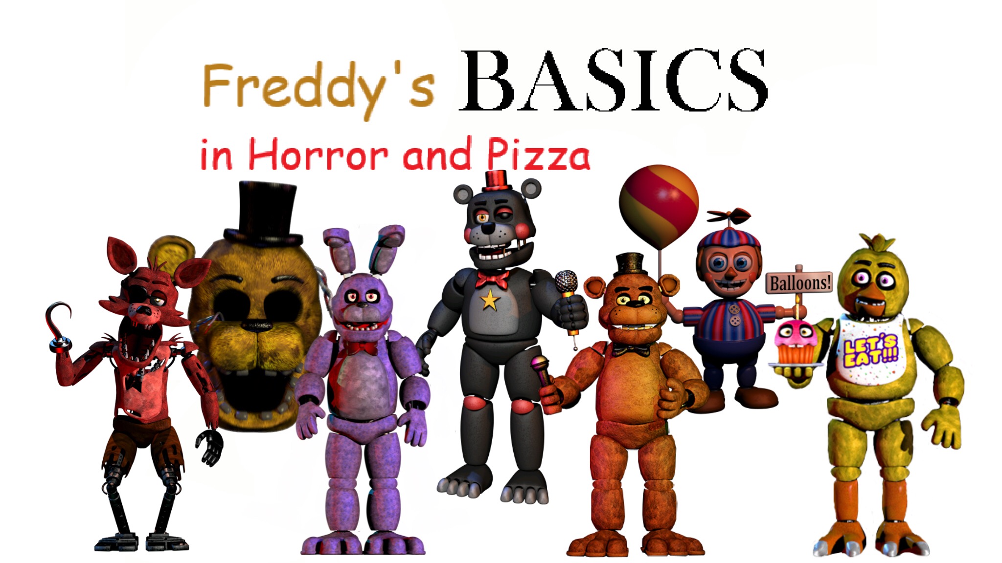 Freddy's Basics in Horror and Pizza - Baldi's Basics V1.4.3 Mod by ...
