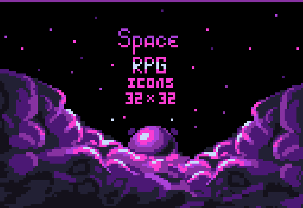 Space RPG icons by Pixel Kiss