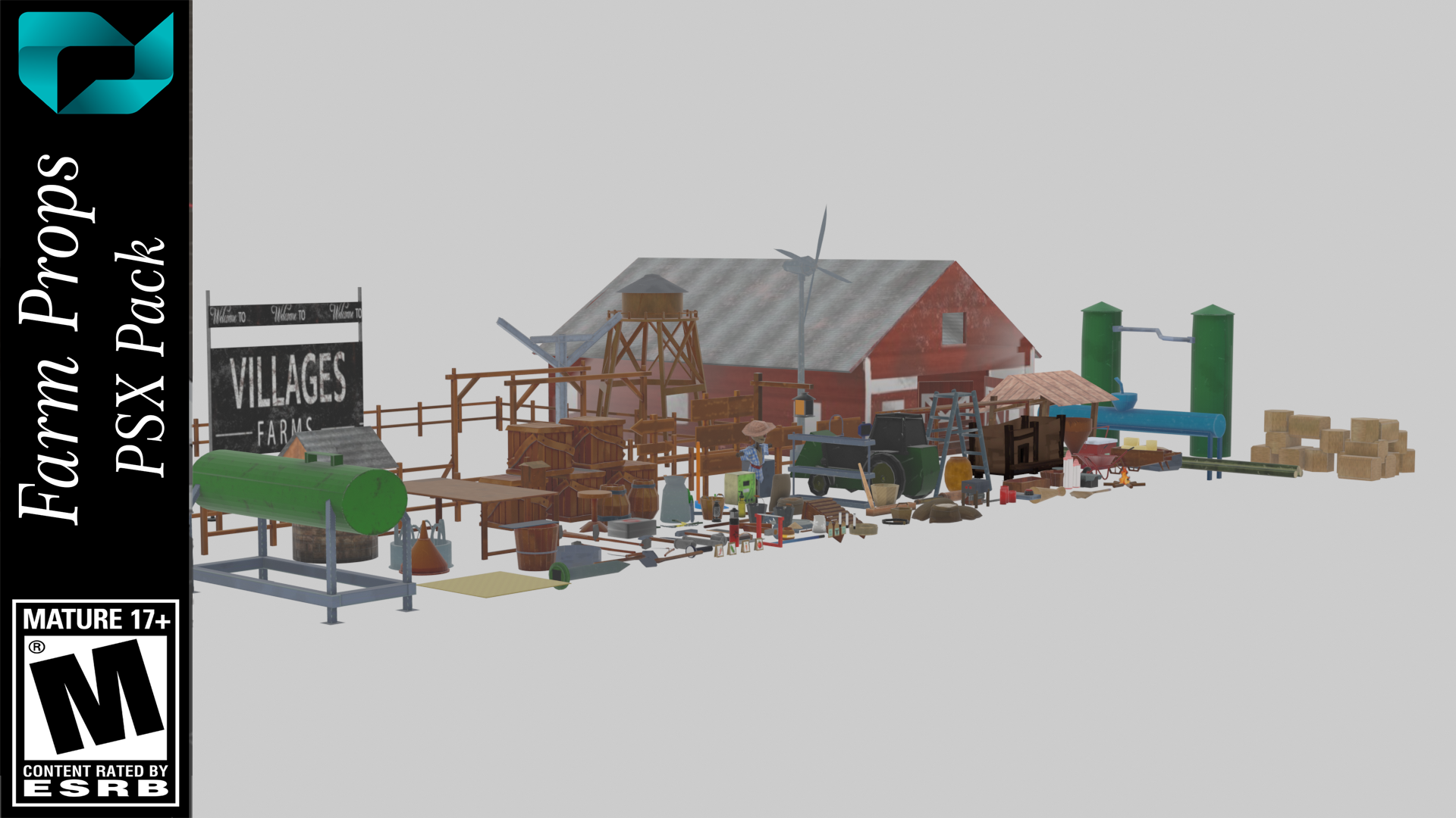 3D farm props Stylized asset pack by Asset Collection By PDR TEAM