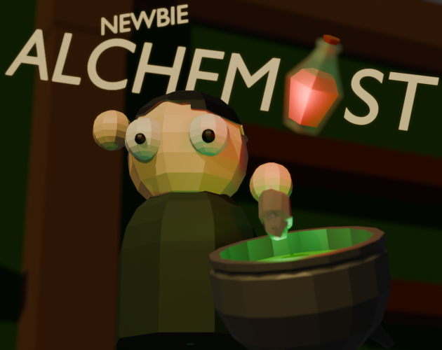 Rate Newbie Alchemist by Cat Cap for Godot Wild Jam #92 - itch.io