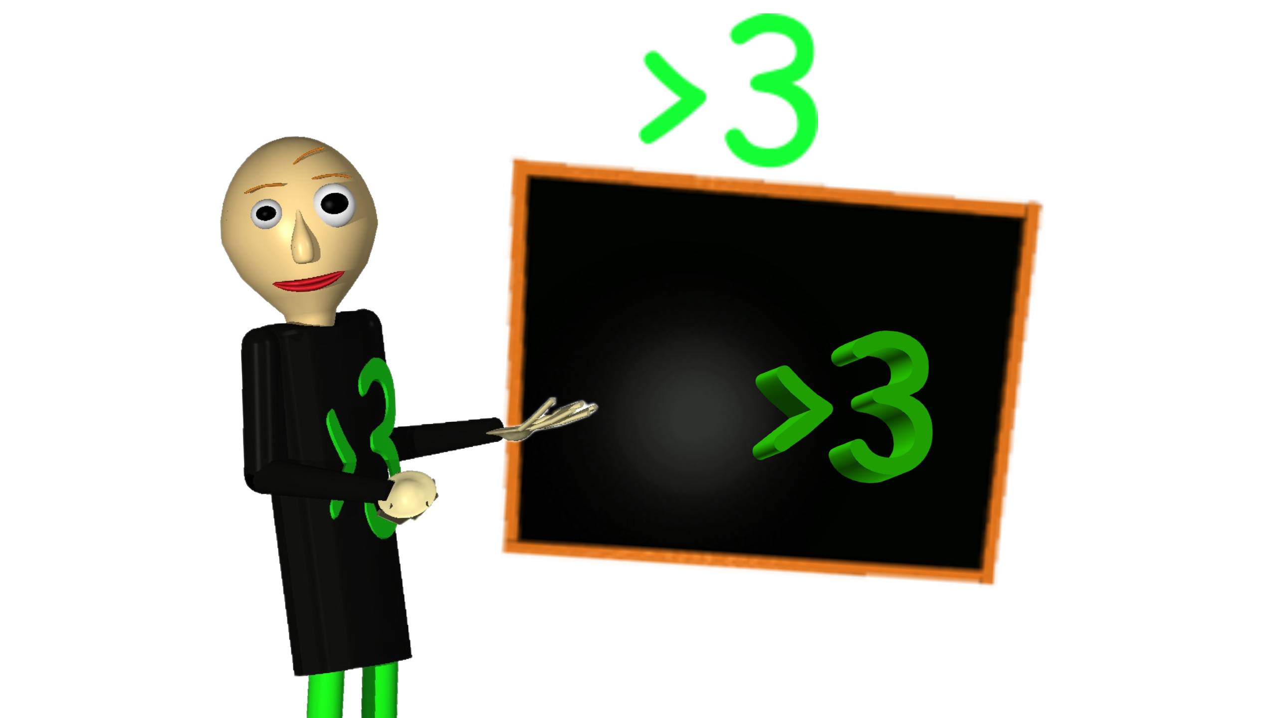 GreaterThanThree (BALDI'S BASICS MOD) by CakeVR