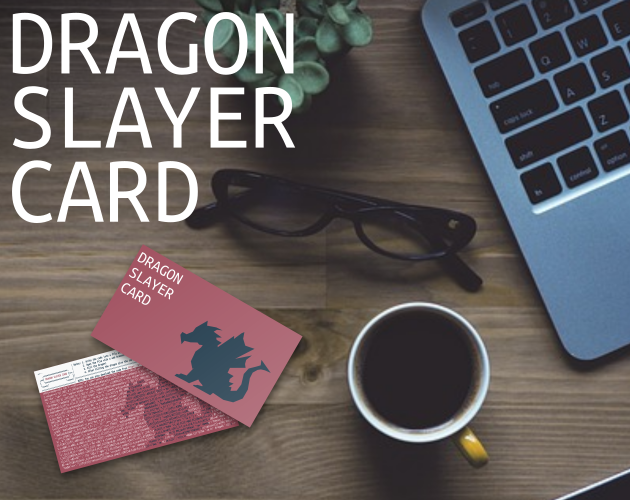 Dragon Slayer Card by PixelPaladin