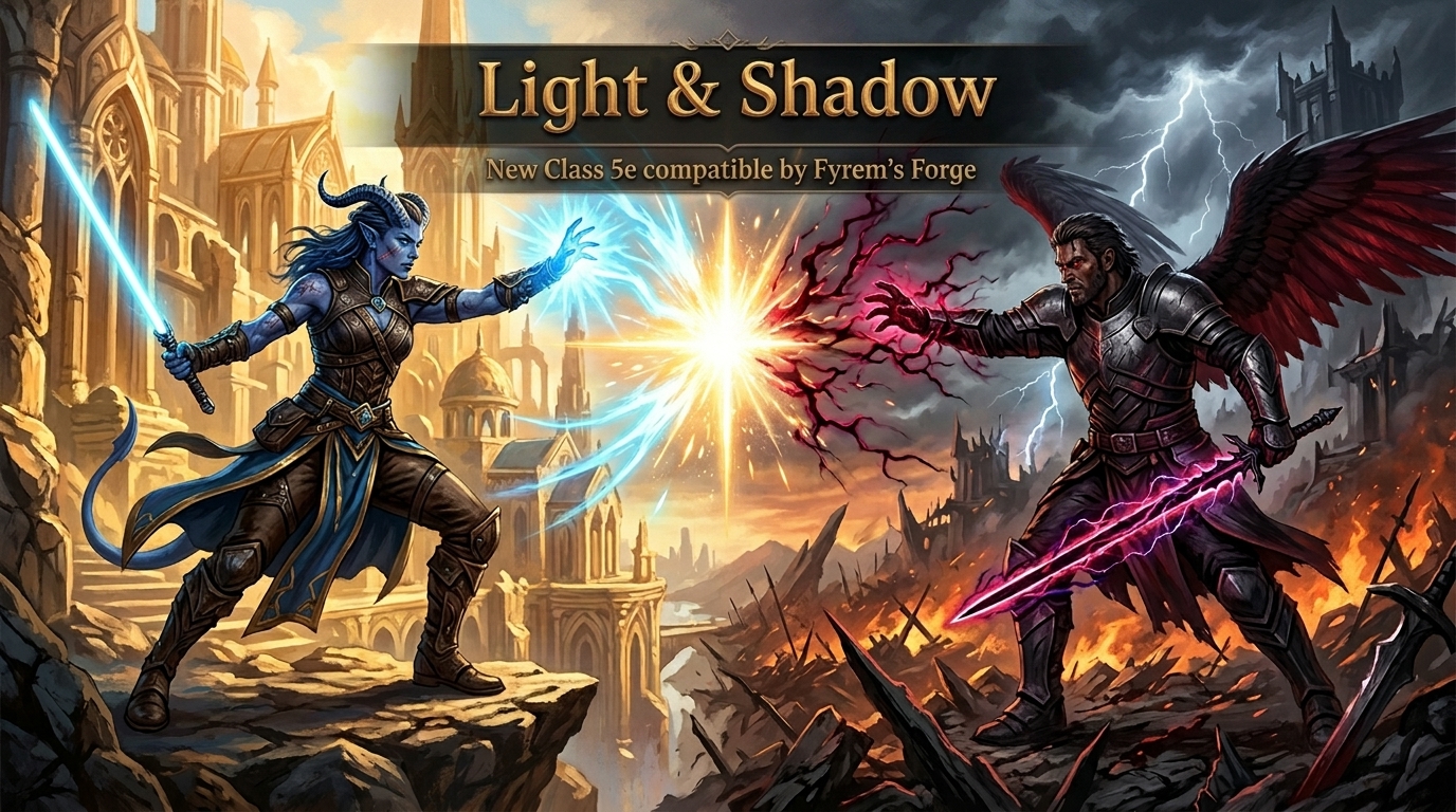 Light & Shadow Bundle | The Jedi + The Lord Sith | D&D 5e Homebrew ...