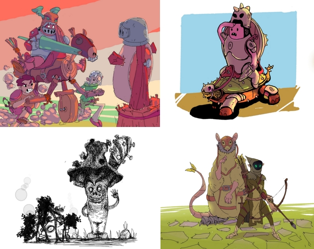 Drawing Jam by timetravelhamster