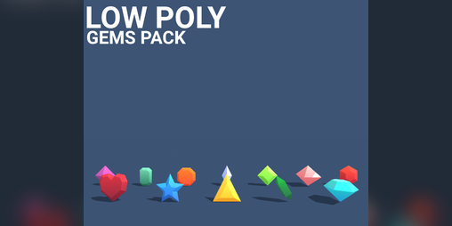 Low Poly gems by godgoldfear