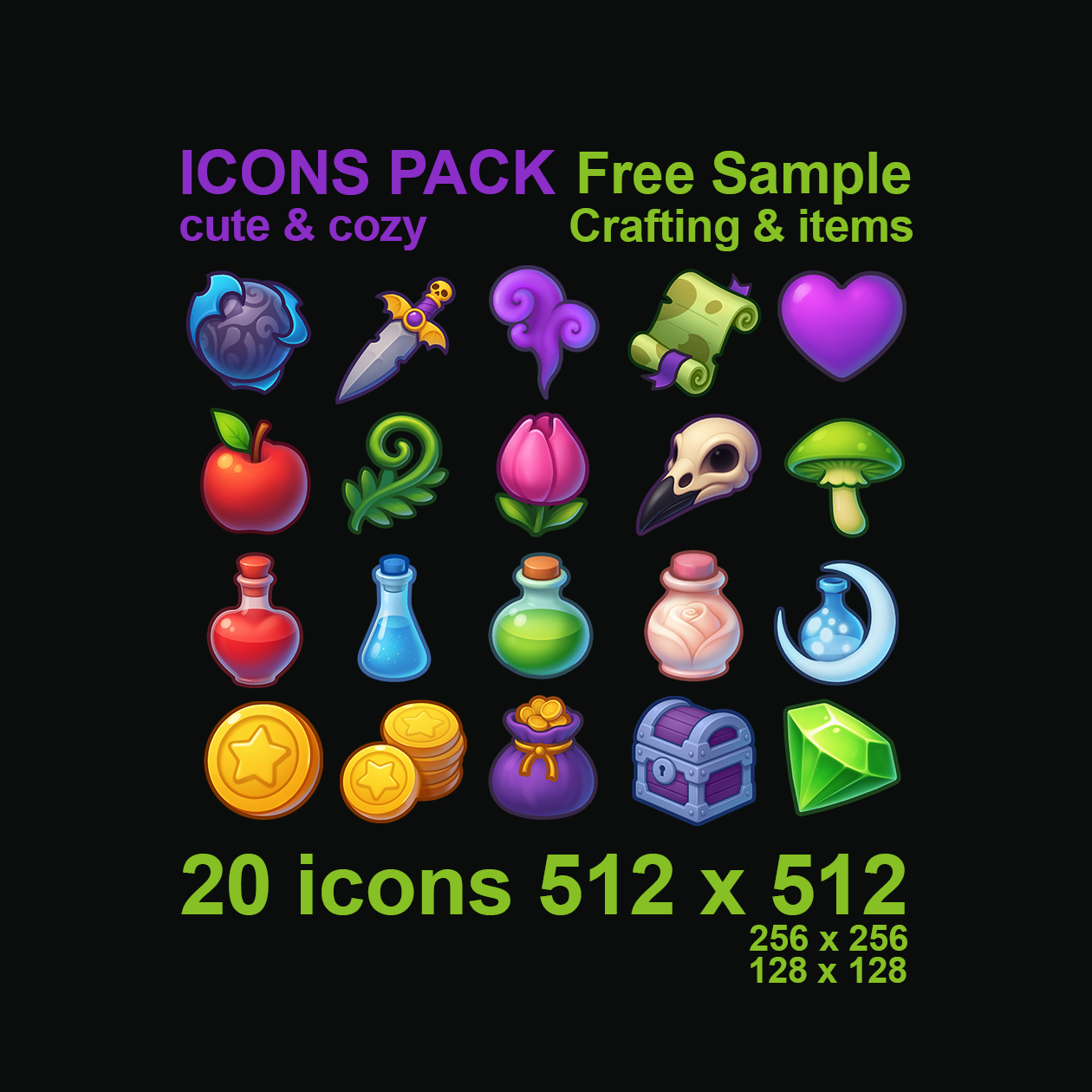 New Pack: 15 Magic Avatars — Witches, Mages, Wizards - Cozy Witchcraft ...