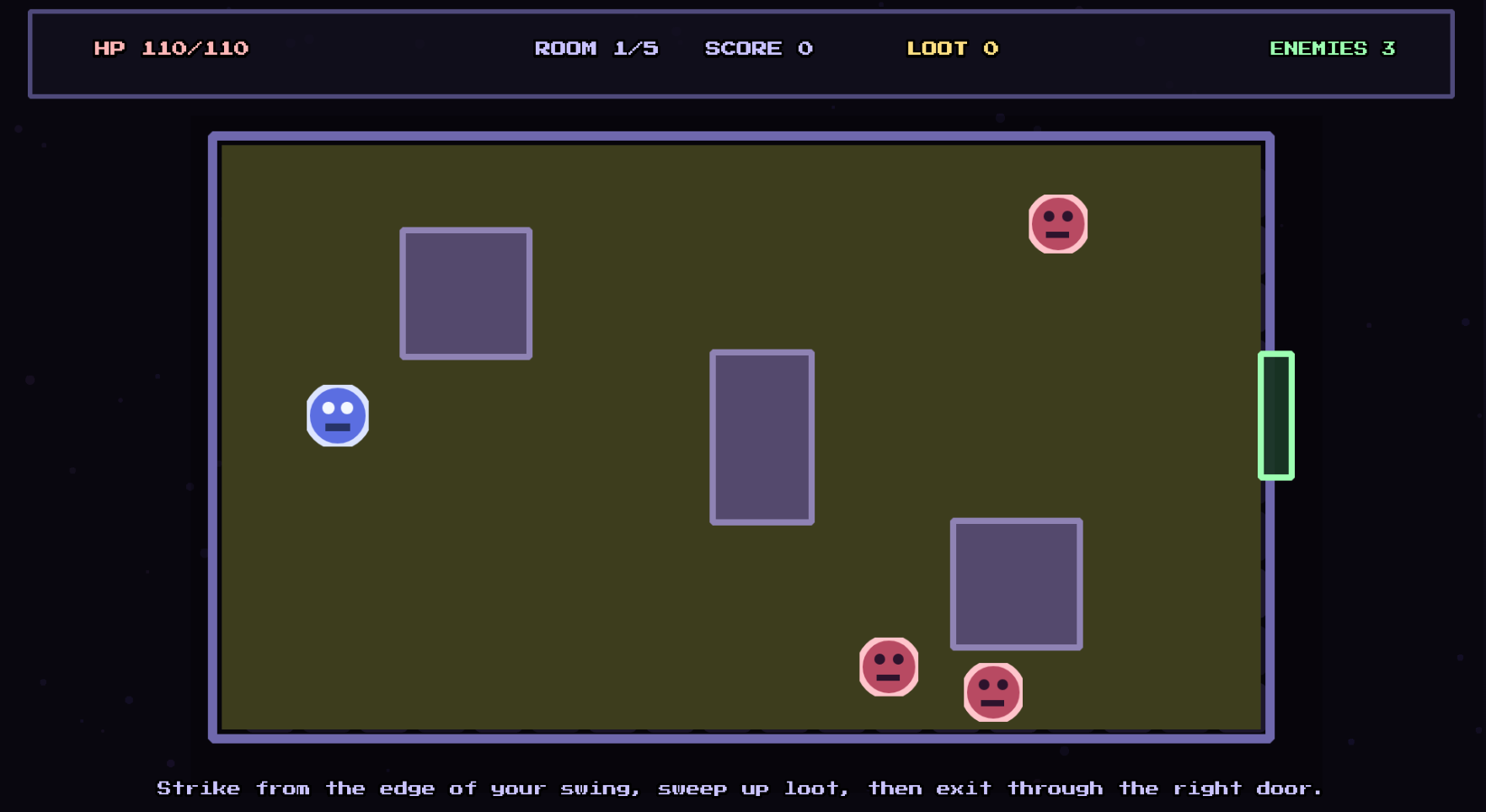 HTML5 Roguelike Template – Dungeon Room Runner (Procedural, Combat ...