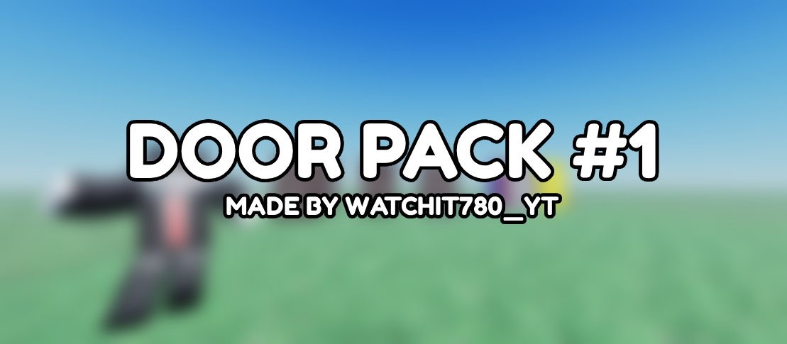 V2.0 - Door pack #1 (Roblox Studio) (V2 UPDATE) by WassUpBros_Dev