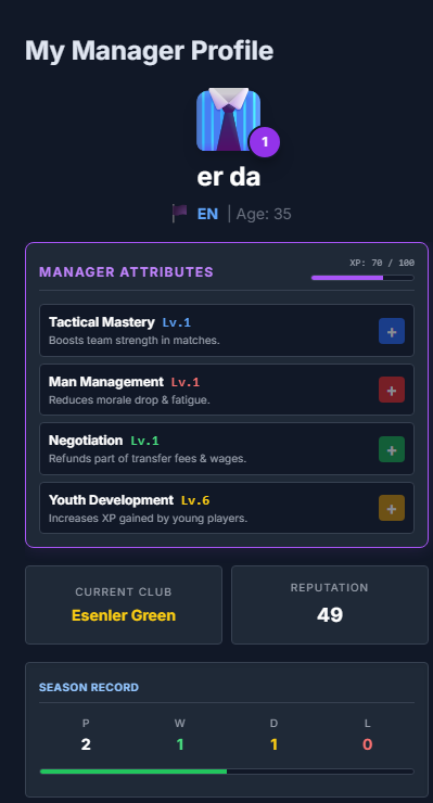 Major Update: Economy Overhaul, Manager RPG & Mobile UI Fixes! - Global ...