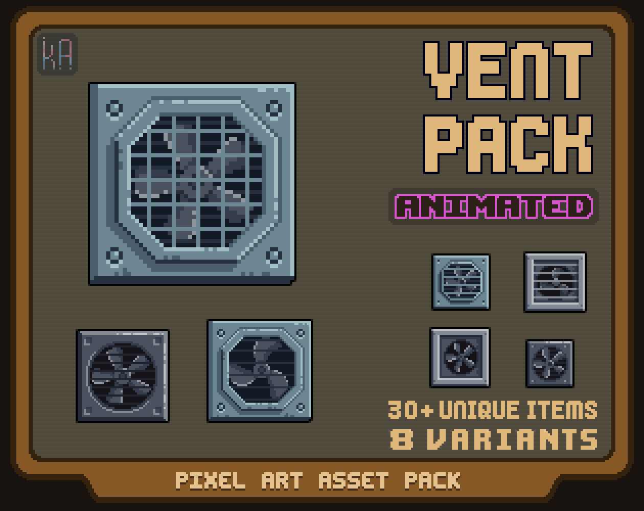 Pixel Art - Vents Pack by karsiori