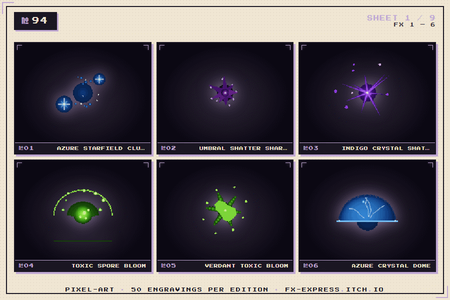 Fx Effects Pixel Art - 256x256 | 128x128 | 64x64 | 32x32 - #94 by FX ...
