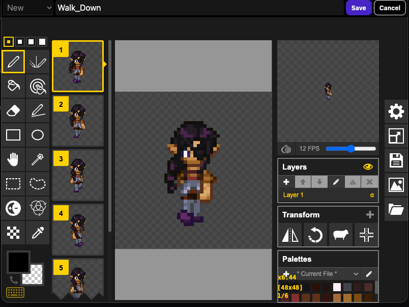 How to use Spritesheets in GDevelop - Memao Sprite Sheet Creator by ...