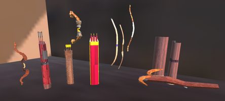 ⚔️175 Prefab of Swords, Bludgeon, Shield, Spear, Dagger, Bludgeon, Axe ...